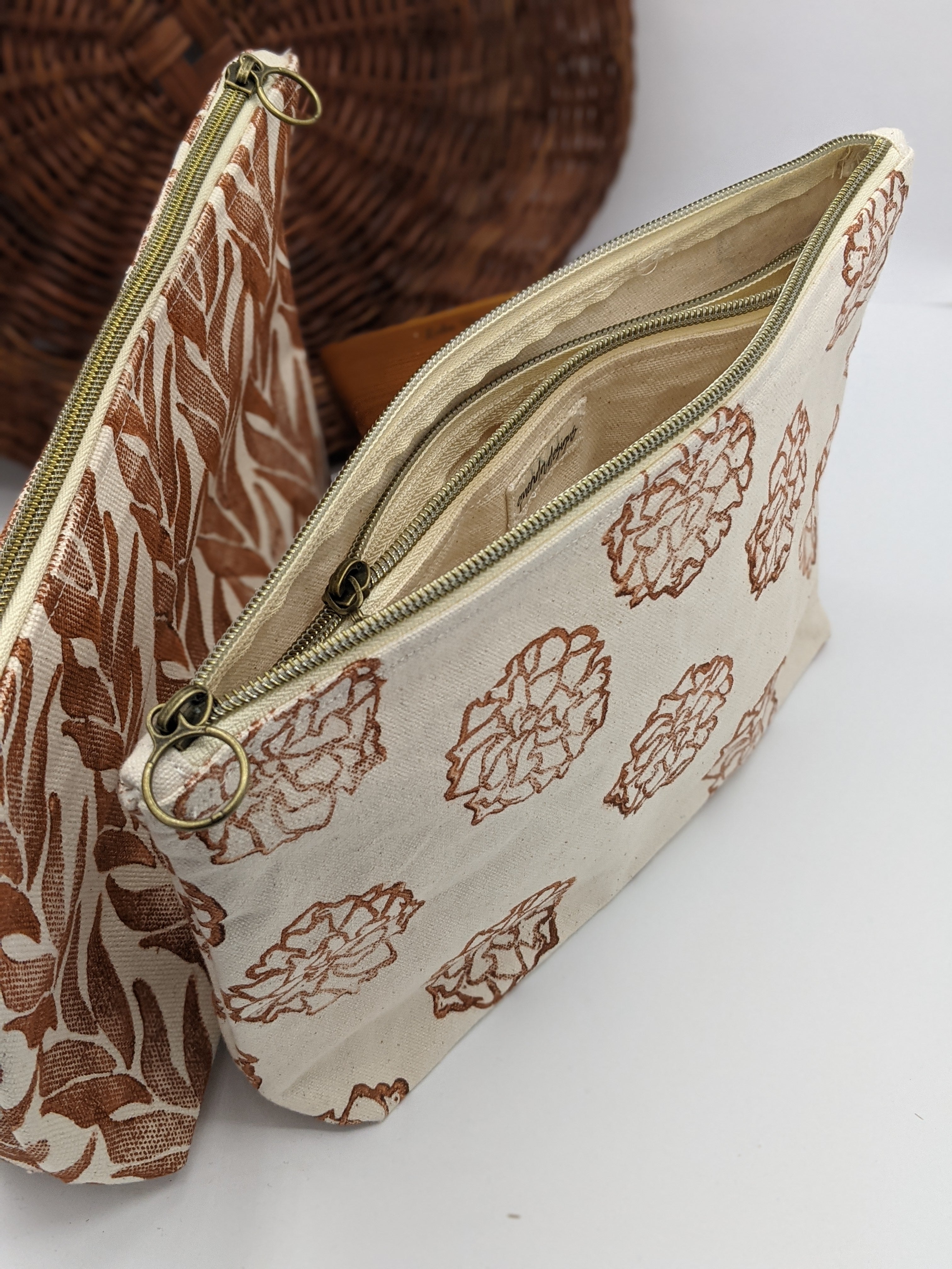 Double Zip Pouch – Querida Designs